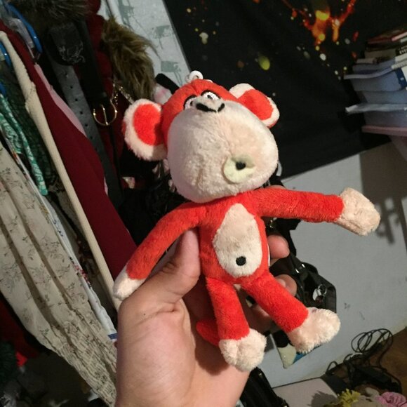 Toys | Baby Red Monkey Key Chain | Poshmark
